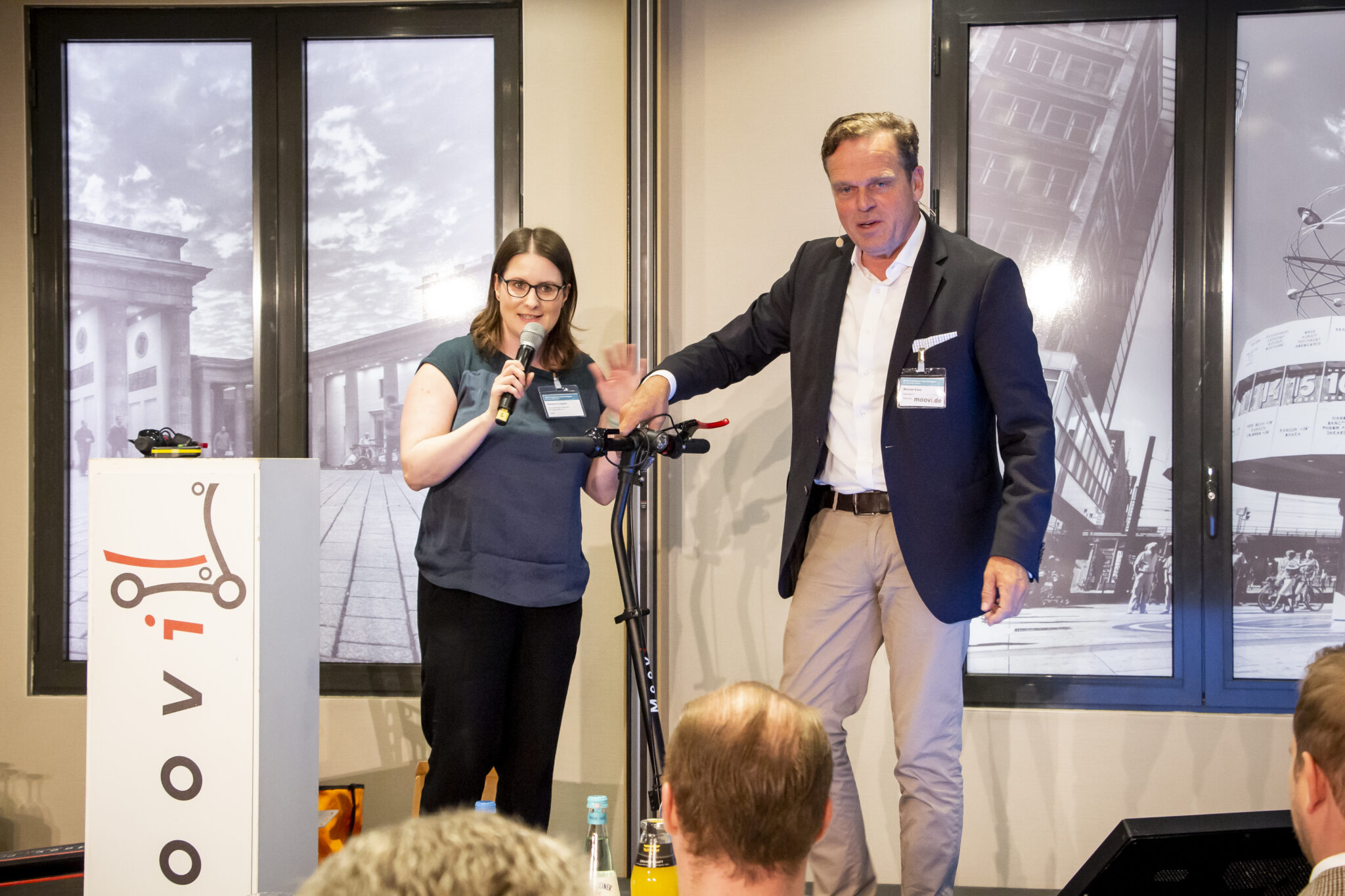 Moovi auf dem BVDA-Fachforum Nachhaltigkeit und TRANS4LOG Kongress 2023 - Moovi E-Sccoter