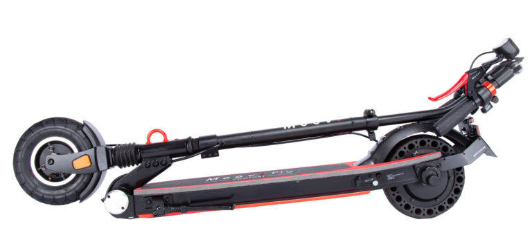 Moovi e-scooter - compact, light, small and with load system